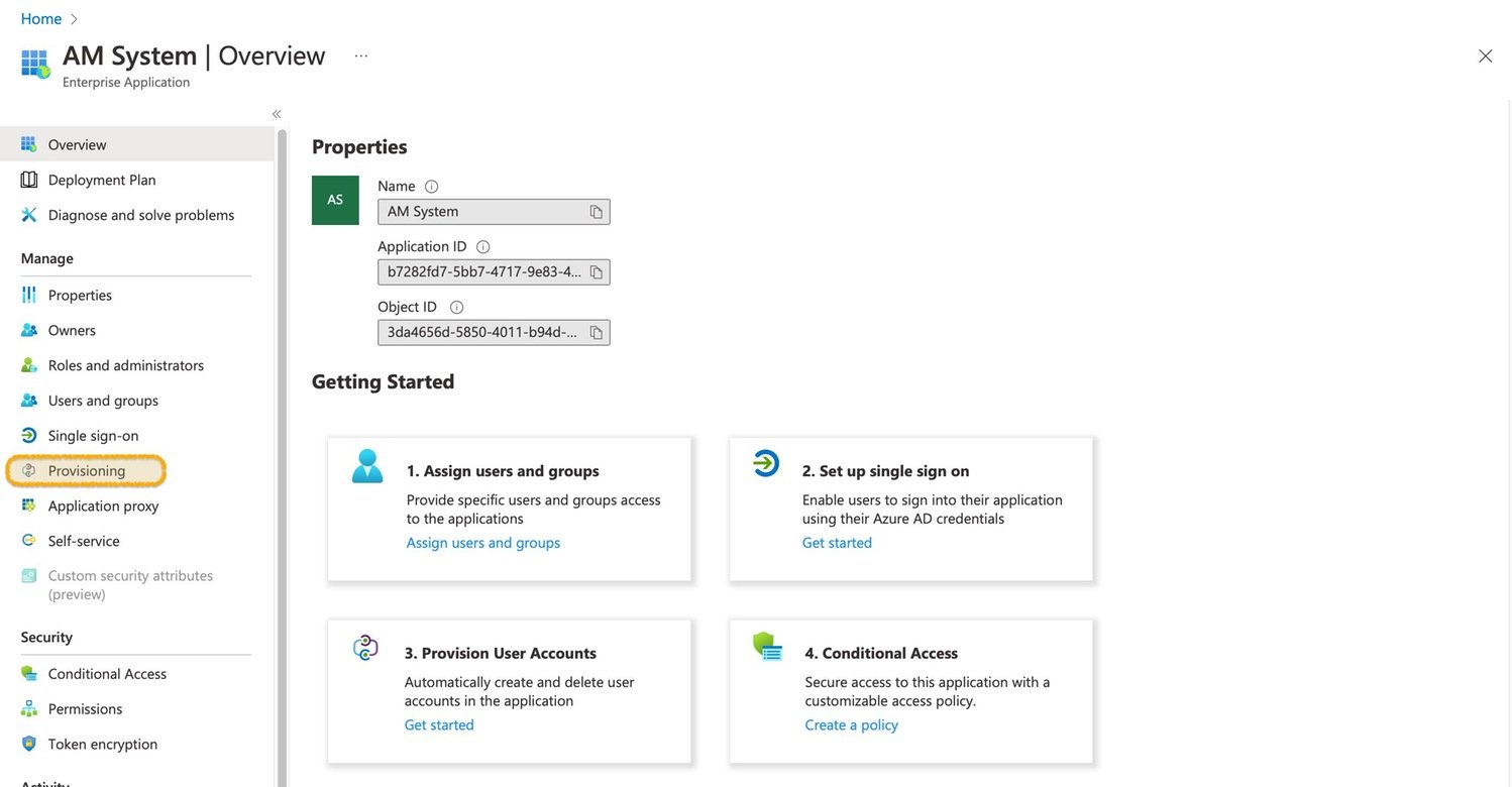 Example configuring - Integrate AM System with Microsoft Intra ID ...